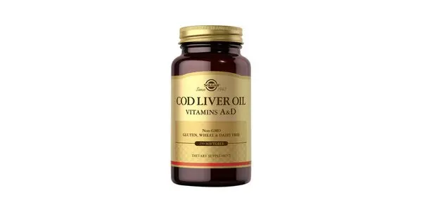 SOLGAR Norwegian Cod Liver Oil Softgels - No Color