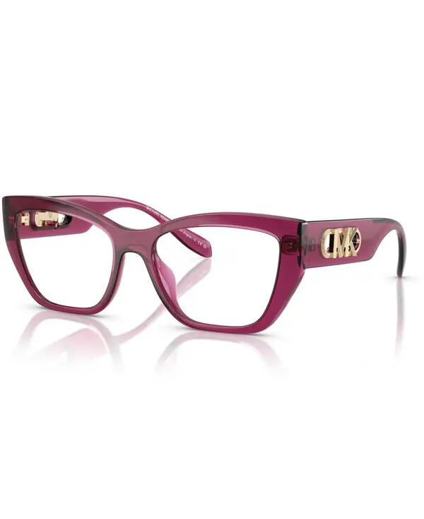 Michael Kors Puglia Eyeglasses - Berry Transparent