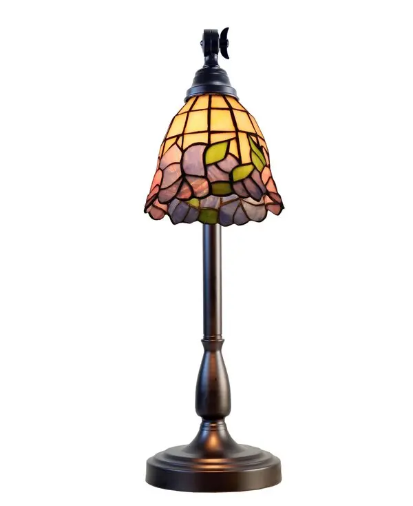 DALE TIFFANY De Anza 24" Handmade Tiffany Desk Lamp
