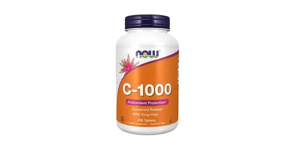 NOW FOODS Vitamin C-1000 Sustained Release Tablets - No Color