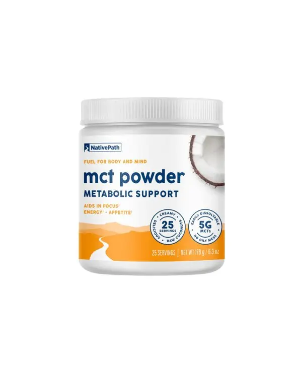 NATIVEPATH Mct Oil Powder Supplement - White