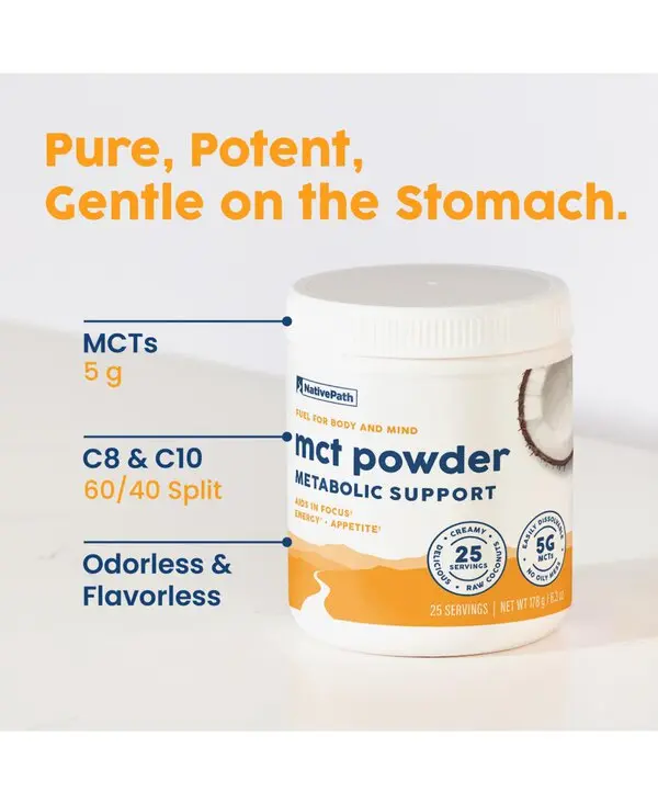 NATIVEPATH Mct Oil Powder Supplement