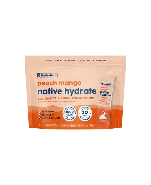 NATIVEPATH Native Hydrate Stick Packs - White