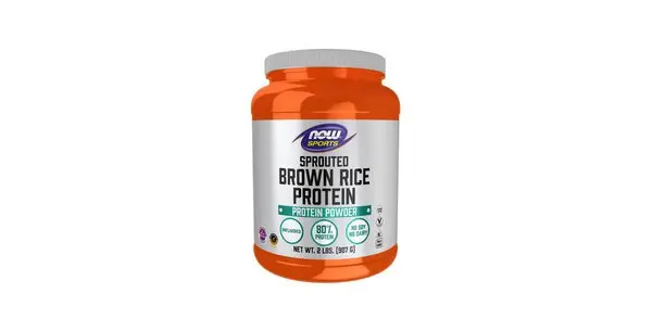 NOW FOODS Sprouted Brown Rice Protein - No Color