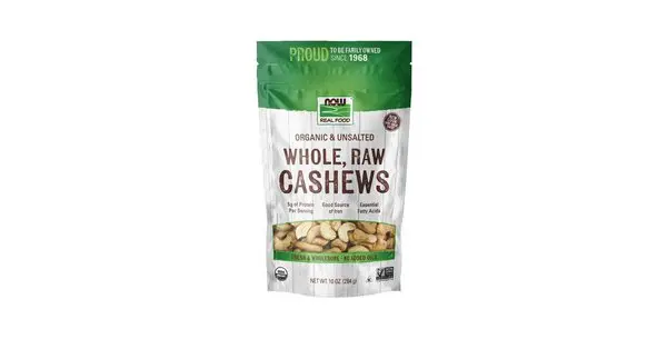 NOW FOODS Whole Raw Certified Cashews - No Color