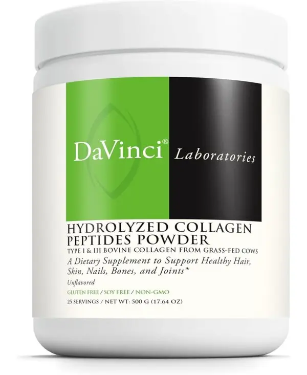 DAVINCI LABS Hydrolyzed Collagen Peptides Powder - No Color