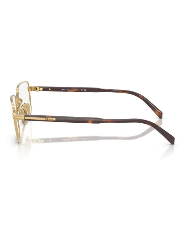 Prada Rectangle Eyeglasses - Gold
