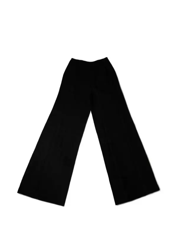 Faithfull The Brand High-waisted Wide Leg Trousers - Black