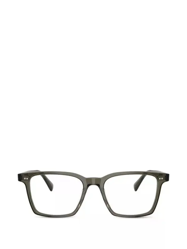 Oliver Spencer Square Frame Eyeglasses - Green