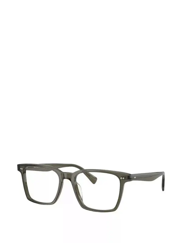 Oliver Spencer Square Frame Eyeglasses - Green