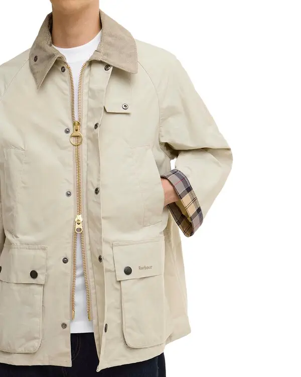 Barbour Bedale Cotton Jacket - Clay