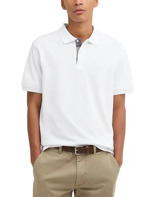 Barbour Pima Cotton Polo Shirt - White