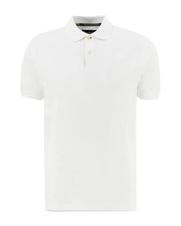 Barbour Pima Cotton Polo Shirt - White