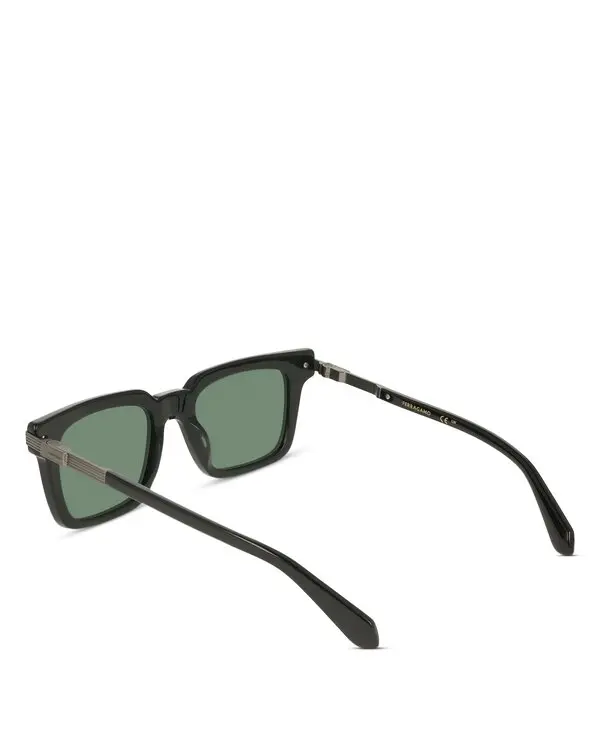 FERRAGAMO Prisma 53mm Square Sunglasses - Black