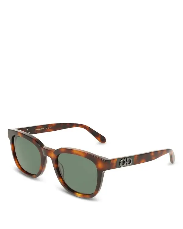 FERRAGAMO Rectangular Sunglasses, 54mm - Tortoise