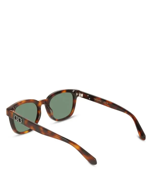 FERRAGAMO Rectangular Sunglasses, 54mm - Tortoise