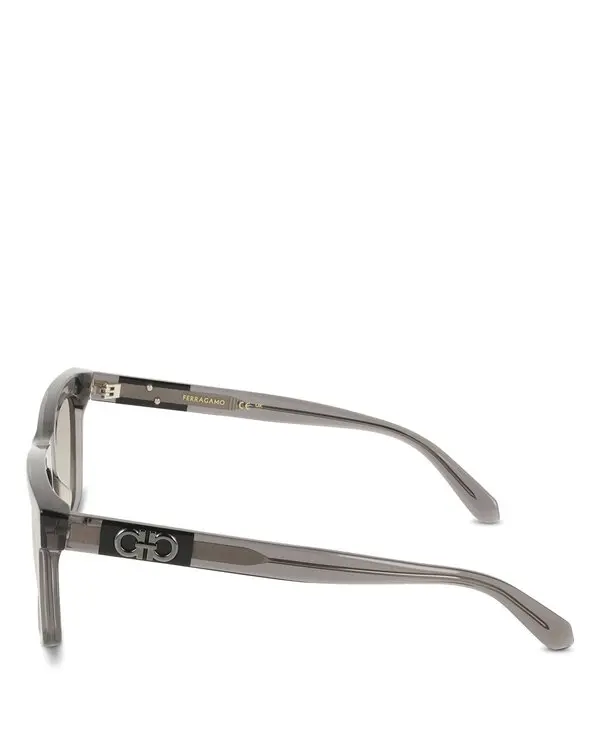 FERRAGAMO Rectangular Sunglasses, 55mm