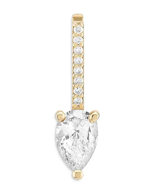 Lana Jewelry 14k Yellow Diamond Pear & Round Enhancer Pendant - Gold