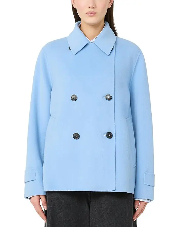 Max Mara Wkdfantino Coat - Light Blue