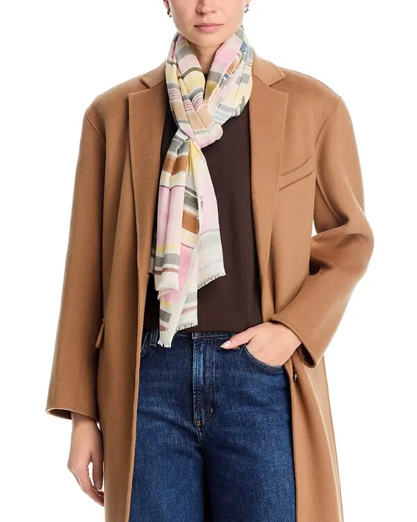 Echo Painted Stripe Wrap - Black