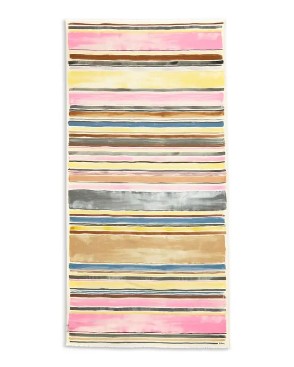 Echo Painted Stripe Wrap - Black