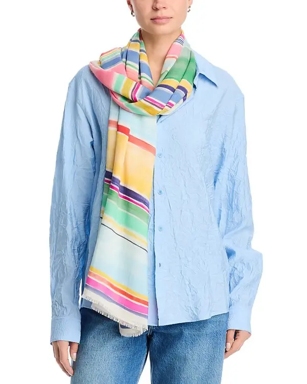 Echo Painted Stripe Wrap - Multi