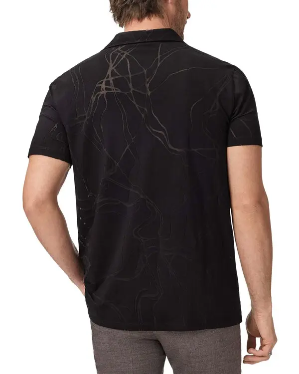 John Varvatos Elio Tangled Burnout Shirt - Black