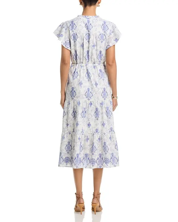 Tommy Bahama Noble Pineapple Midi Dress - White