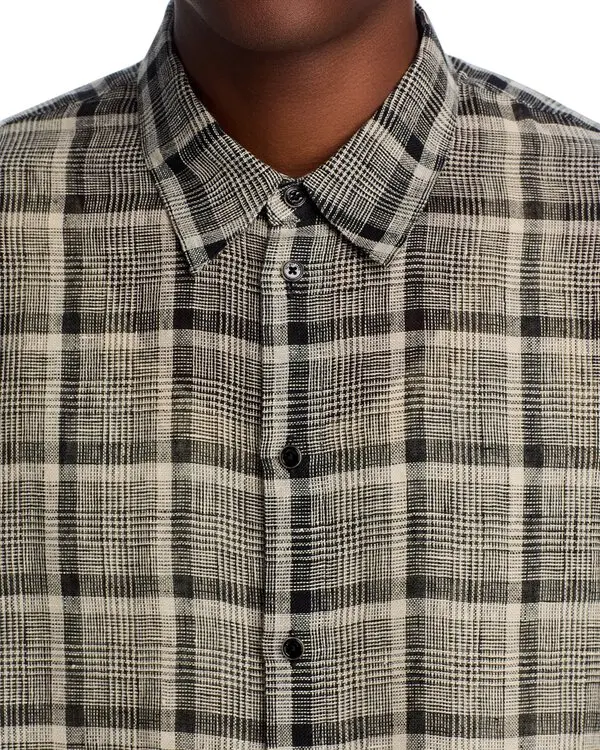 Helmut Lang Relaxed Check Shirt - Black/cream