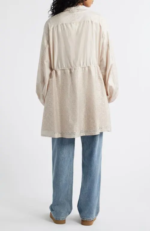 UGG Kynlee Nylon Zip-up Dress Jacket - Bluff