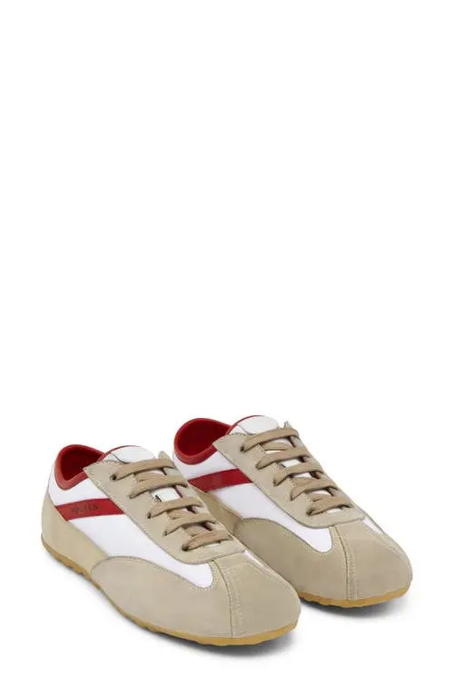 Alexander McQueen Boxe Low Top Sneaker - White/red/beige