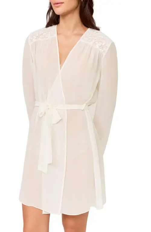 Rya Collection Isles Chiffon Robe - Ivory