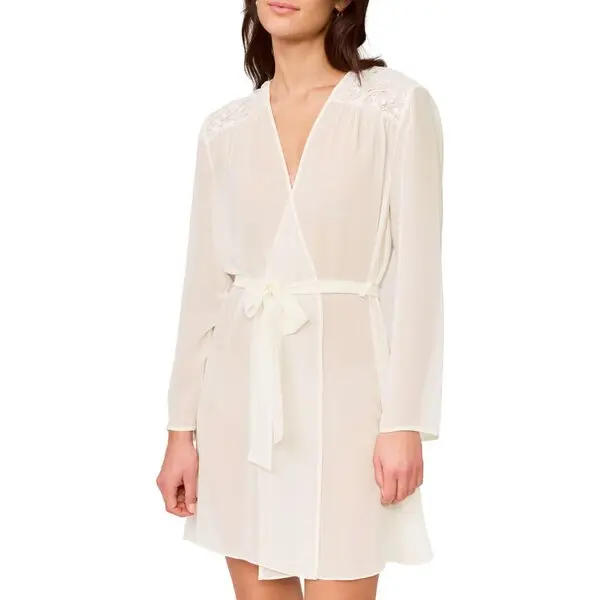 Rya Collection Isles Chiffon Robe - Ivory
