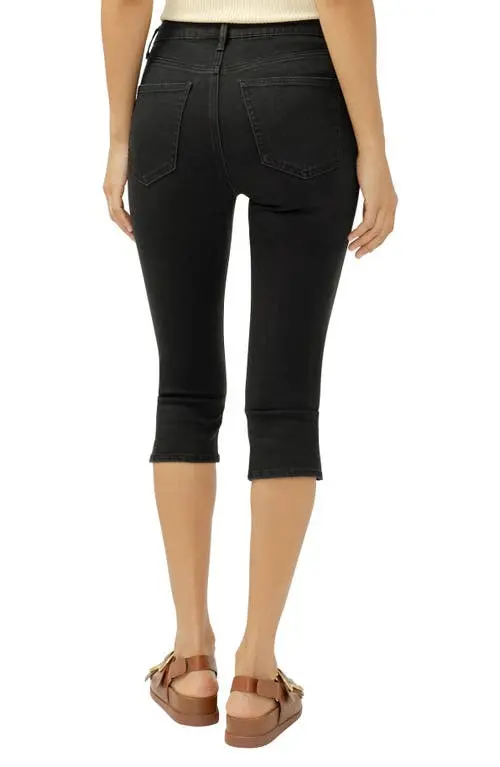 SILVER JEANS CO. Isbister Modern Capri Jeans - Black