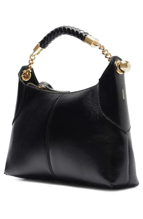 AREZZO Small Sloane Leather Crossbody Bag - Black