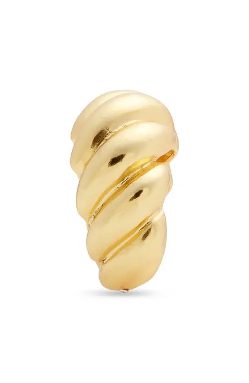 KARINE SULTAN Twisted Rope Ring - Gold