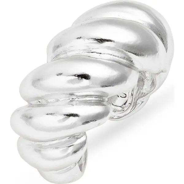 KARINE SULTAN Twisted Rope Ring - Silver