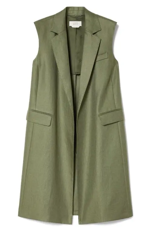 Marina Rinaldi Mallo Long Linen Vest