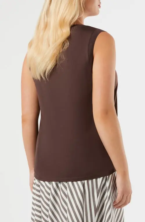 Marina Rinaldi Mrs Donnola Mixed Media Tank