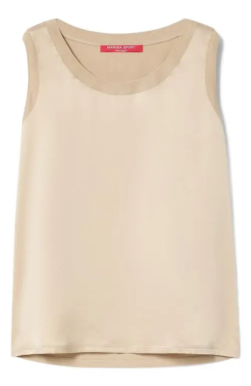 Marina Rinaldi Sdonnola Satin & Jersey Shell