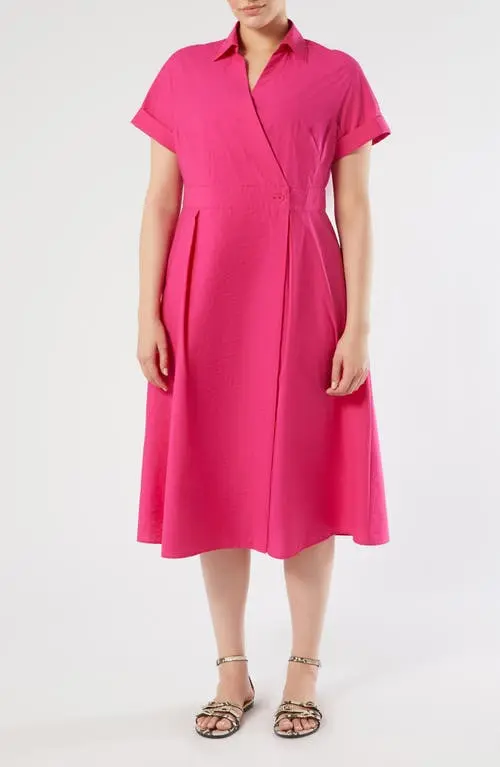Marina Rinaldi Gabbia Wrap Midi Dress