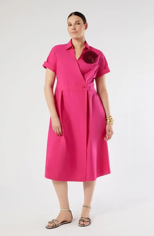 Marina Rinaldi Gabbia Wrap Midi Dress