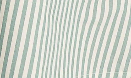 Matty M. Striped Cotton Midi Dress - Jade