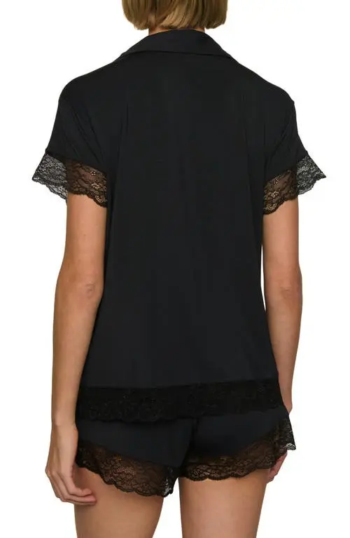 Eberjey Malou Short Pajamas - Black