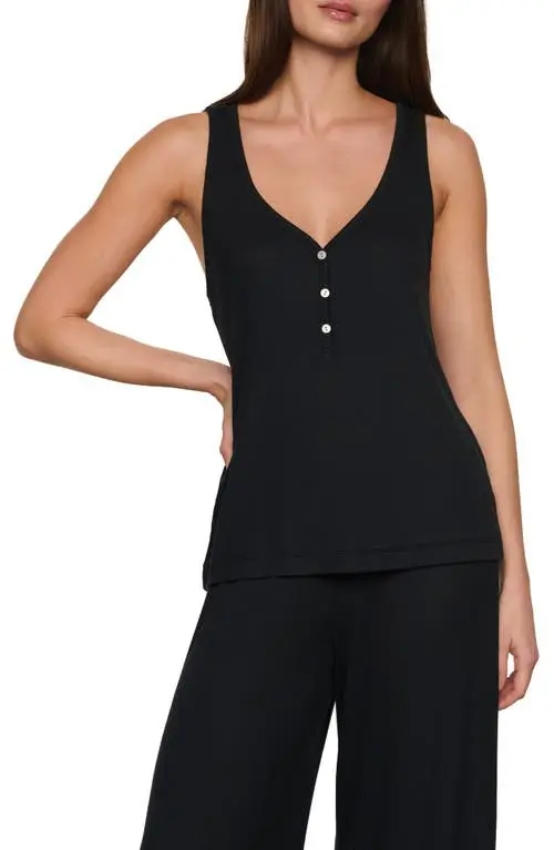 Eberjey Dream Rib Tank - Black
