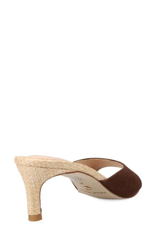 Pelle Moda Slide Sandal - Espresso