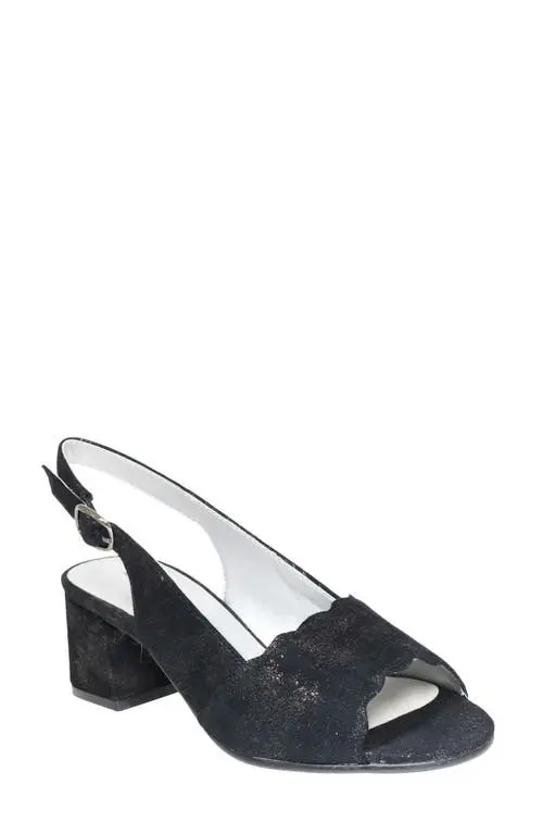 DAVID TATE Dale Slingback Sandal - Black