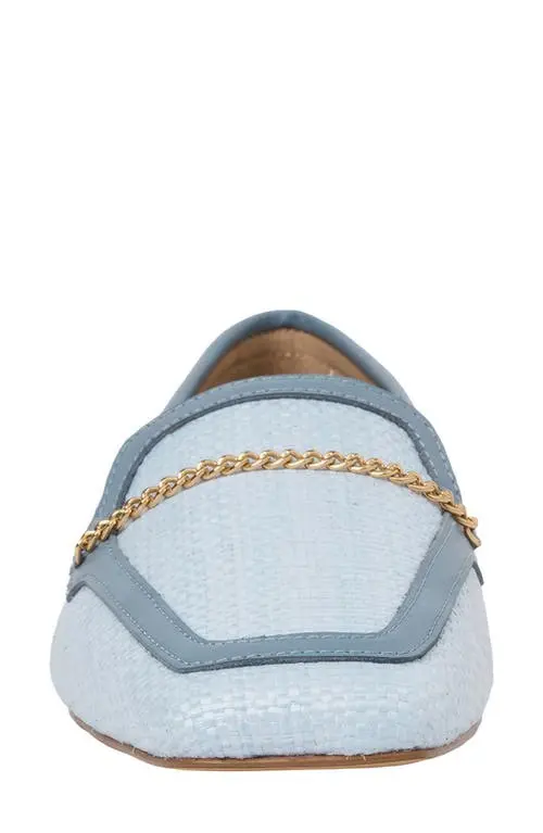 Andre Assous Ariane Loafer - Sky Blue Raffia