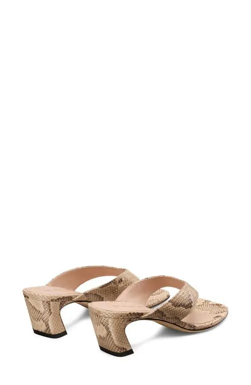 STUART WEITZMAN Stassi 50 Thong Sandal - Adobe