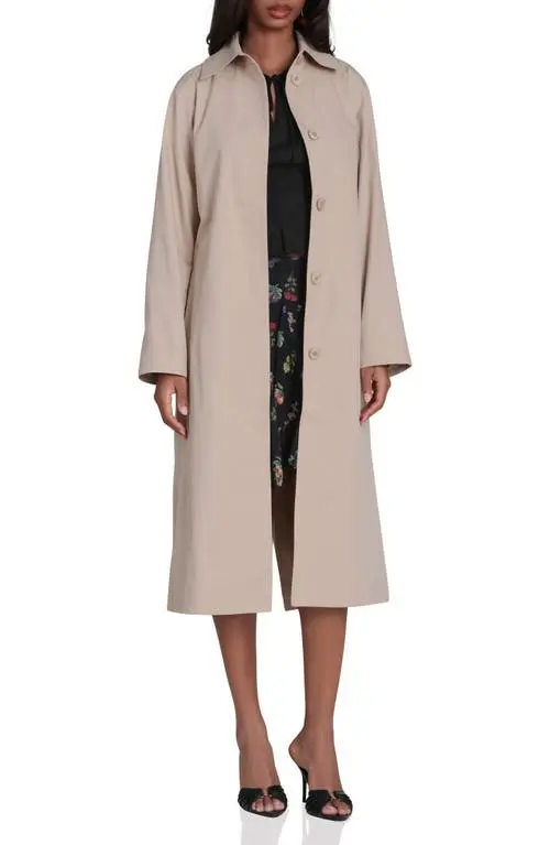 Avec Les Filles Minimalist Trench Coat - Camel